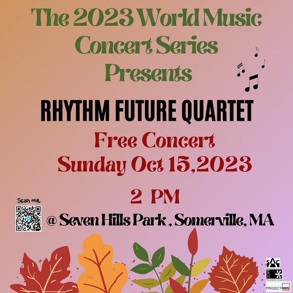 Rhythm Future Quartet performs in Somerville for a free outdoor concert